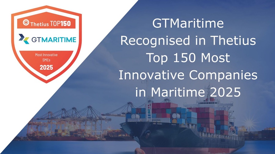 GTMaritime recognised in Thetius Top 150 Most Innovative Companies in ...