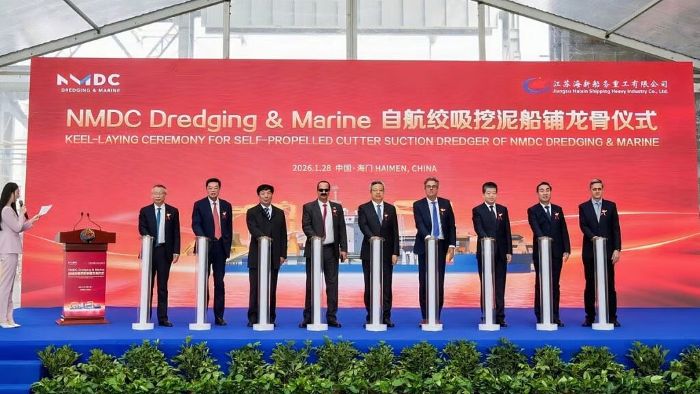 NMDC Group acquires 168m dollars cutter suction dredger | Robban Assafina